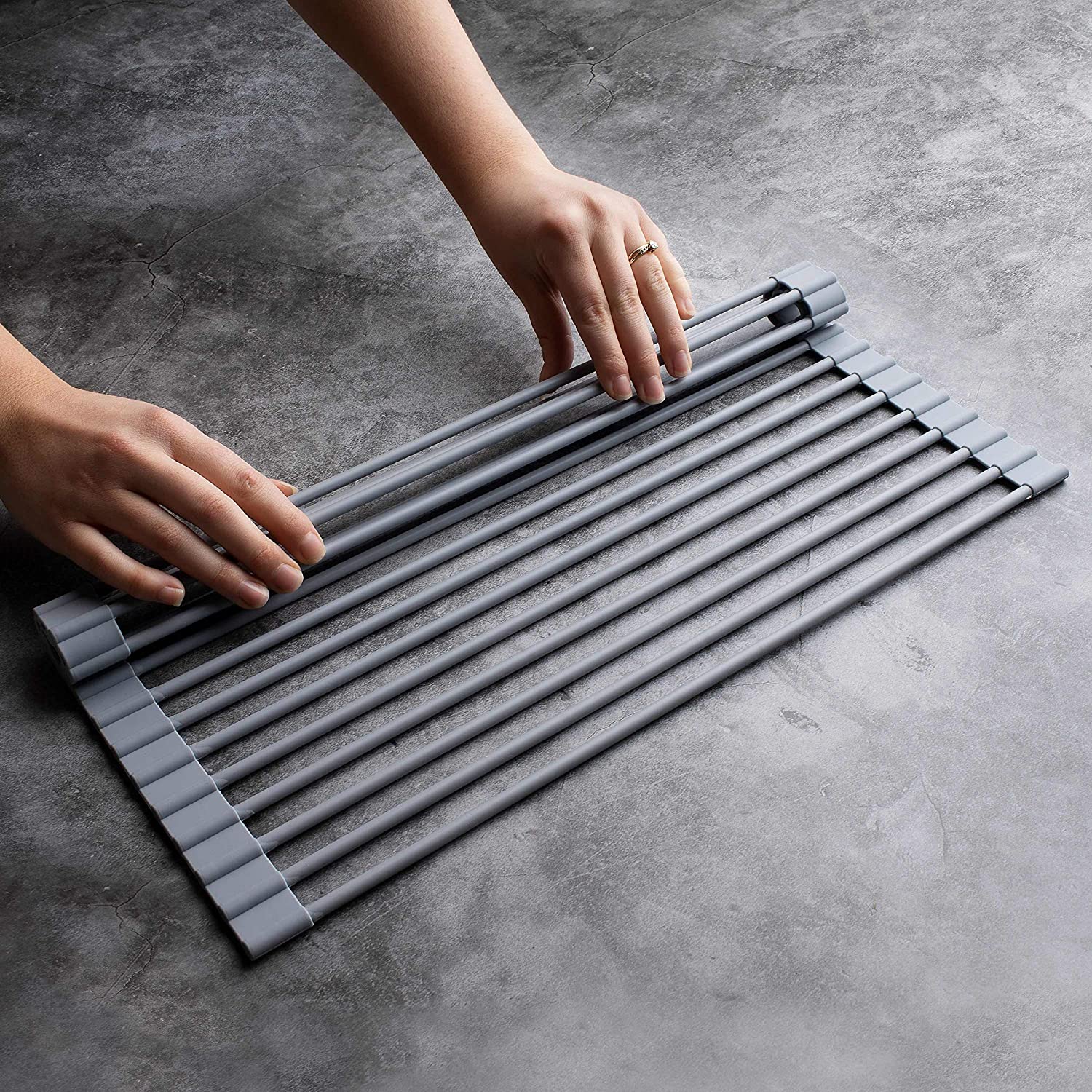 Roll Up Dish Drying Rack – Chemical-Free, Space-Saving | DI ORO