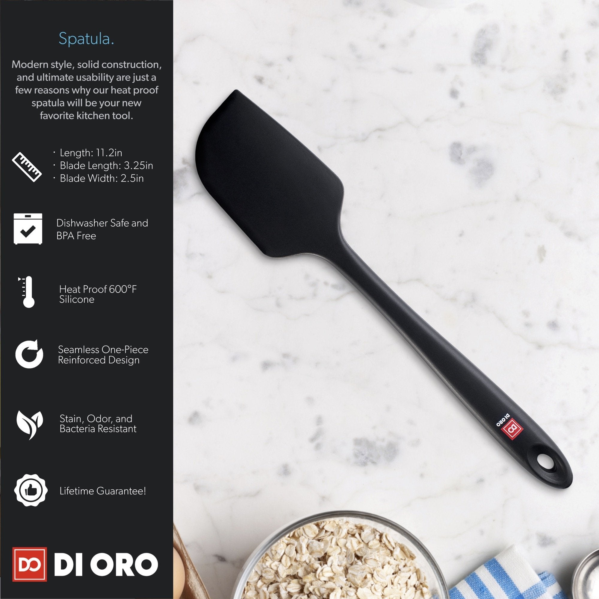Silicone Spatula Tested by America’s Test Kitchen | DI ORO